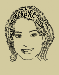 How to Create a Simple Face Text Portrait in Photoshop | Naldz Graphics