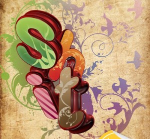 40+ Most Inspiring 3D Text Typography Designs | Naldz Graphics