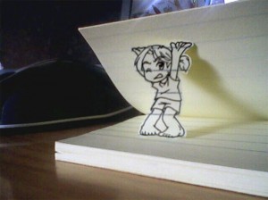 30+ Cute and Clever Anime Paper Child Art | Naldz Graphics