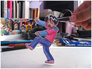 30+ Cute and Clever Anime Paper Child Art | Naldz Graphics