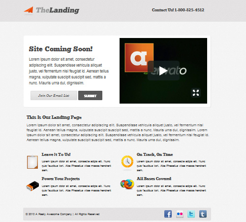 40 New Collection of Professional Landing Page Templates | Naldz Graphics