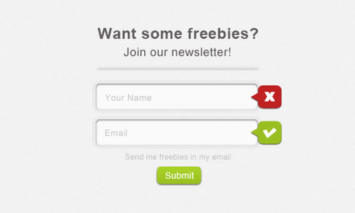 32 Beautifully Designed Newsletter Subscription Form PSD | Naldz Graphics