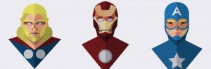 A Designers Version of Superheroes: Flat Design Heroes | Naldz Graphics