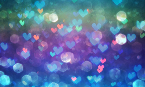 A Cool Collection Of Heart Bokeh Textures You Should See | Naldz Graphics