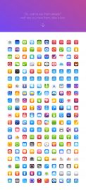200 Free iOS App Icons